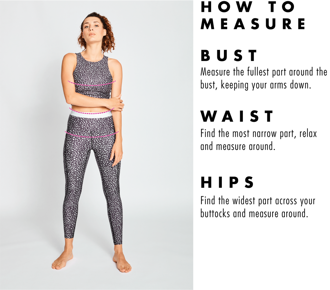 Size Guide | Australian activewear for every body | Roar Republic