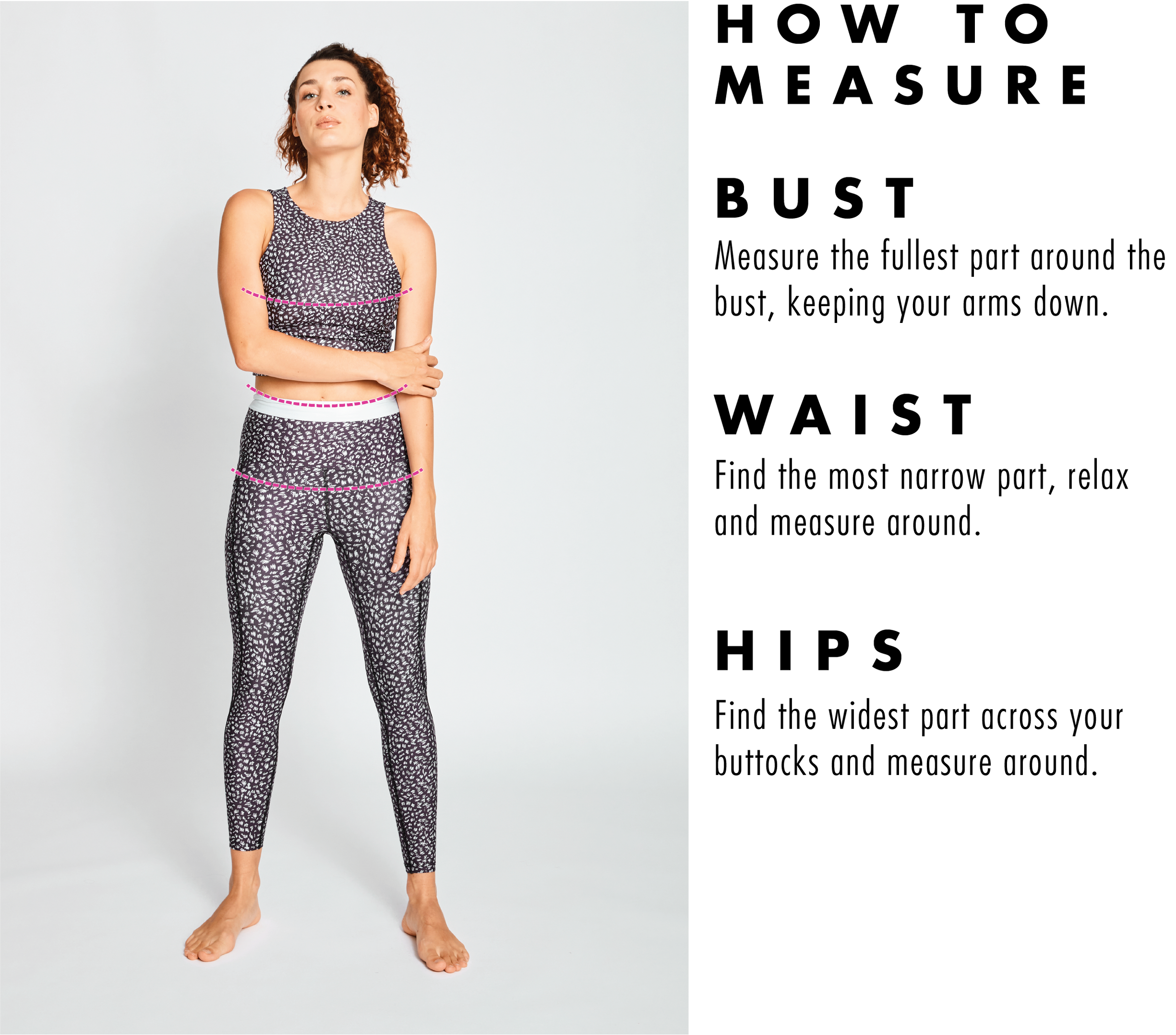Size Guide | Australian activewear for every body | Roar Republic